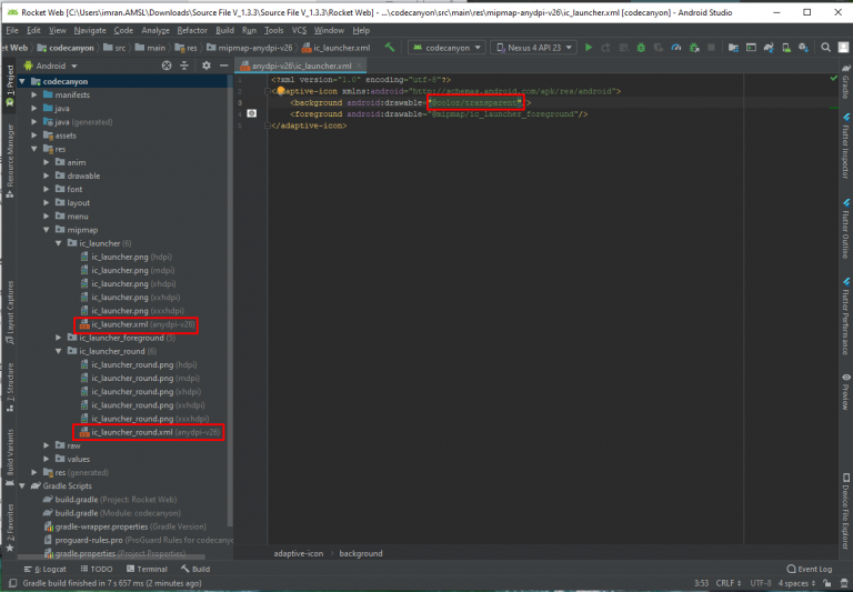 How to remove background from the app icon | Rocketweb
